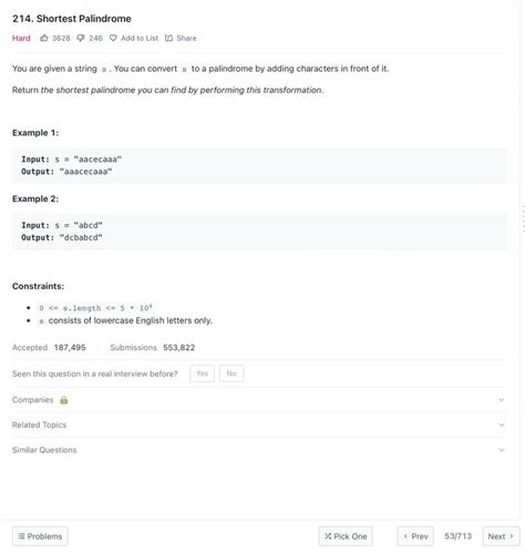Naga Sai Santhosh Reddy Padala On Linkedin 100daysofcoding Shortestpalindrome Lpsarray