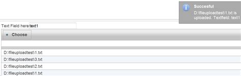 Jsf And Primefaces Upload File And Send Text Field Values Using Jsf And Primefaces