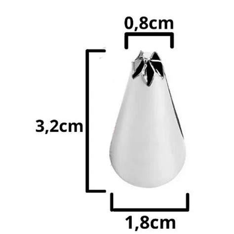 Bico De Confeitar Wilton Flor 402 107 Inox
