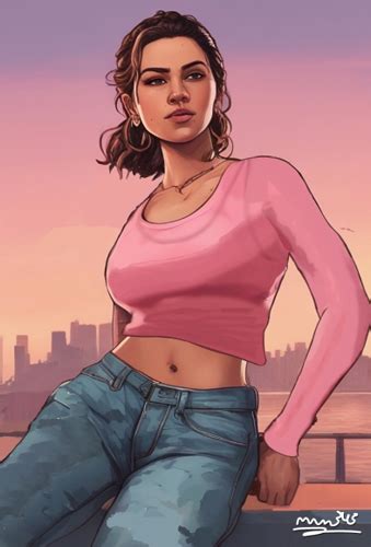 Fan Art Lucia From Gta 6 Plums