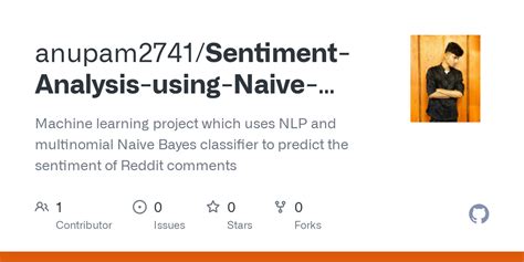 Github Anupam Sentiment Analysis Using Naive Bayes Classifier Machine Learning Project