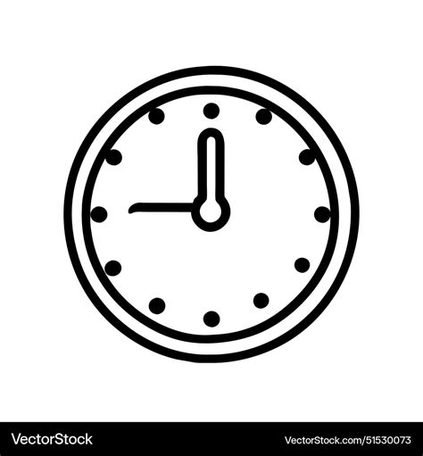 Clock Design Royalty Free Vector Image VectorStock