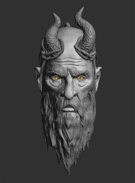 👤 Mimir Ornament・ Stl File For ・cults