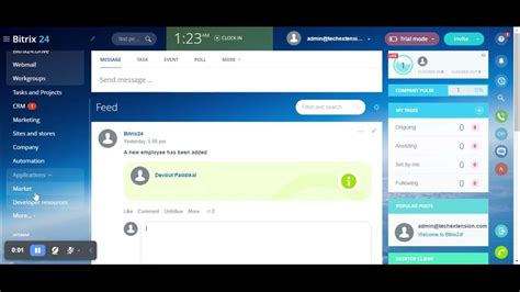 how to get rest api url and create application for rest api in bitrix24
