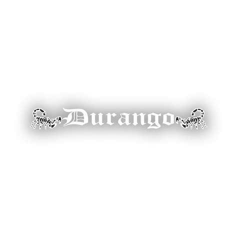 Durango Mexico Scorpion Precision Cut Decal