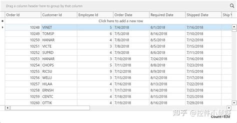 DevExpress WPF中文教程 为项目添加GridControl并将其绑定到数据 知乎