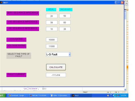 Power System Fault Analysis For Matlab Control System