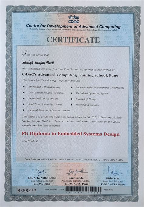 Cdaccourse Gradea Cdaccceeexam C Embeddedcprogramming