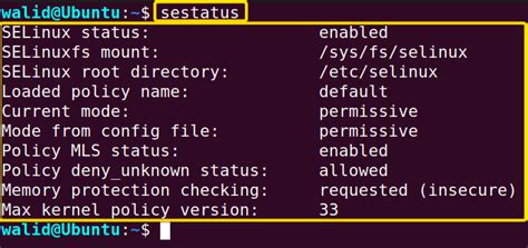The Sestatus Command In Linux Practical Examples
