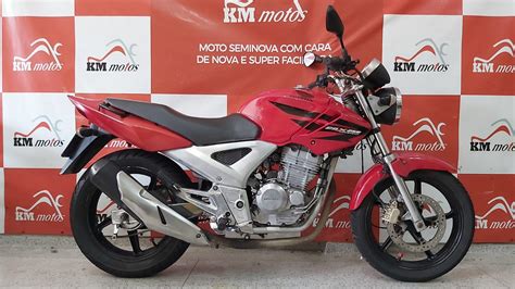 Honda Cbx 250 Twister 2008 Vermelha Km Motos Sua Loja De Motos