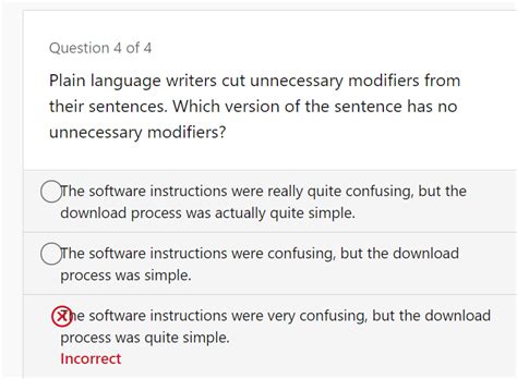 A Question About Plain Language And Unnecessary Modifiers Not A Homework Question English