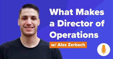 why you might need a director of operations with alex zerbach carrot
