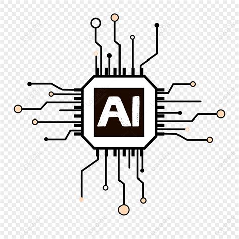 Human Intelligence Technology Chip Ai Picture White Smart Chip The