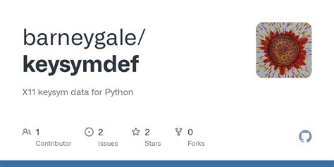 Github Barneygale Keysymdef X11 Keysym Data For Python