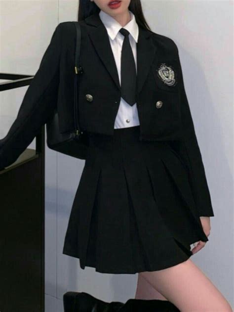 Pin De Hanee Em 빠른 저장 Roupas Escolares Roupas Uniformes Roupa Escolar