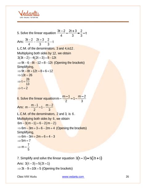 Explain What Is Linear Equations In One Variable With Examples Tessshebaylo