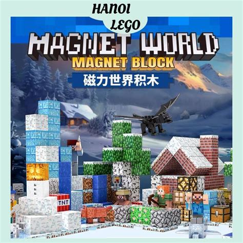 Minecraft Assembly Model Magnetic Blocks Minecraft Block Magnets