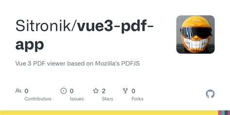 Github Sitronikvue3 Pdf App Vue 3 Pdf Viewer Based On Mozillas Pdfjs