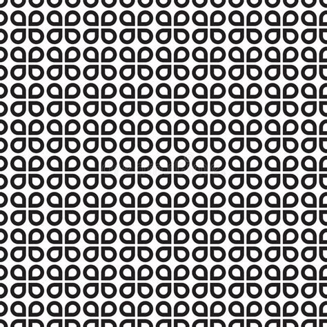 Seamless Abstract Geometric Leaf Pattern Background Stock Illustration