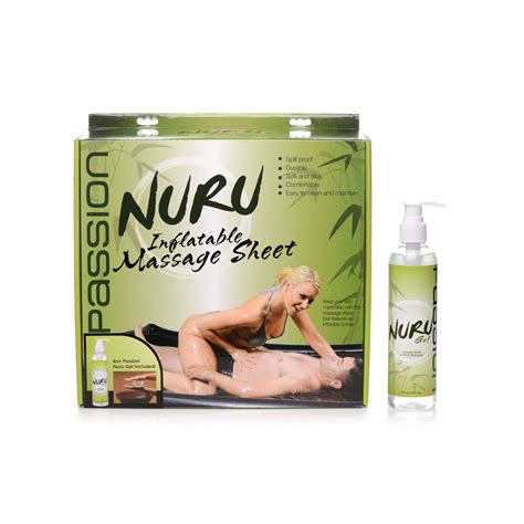 Passion Nuru Inflatable Massage Sheet Deluxe Kit