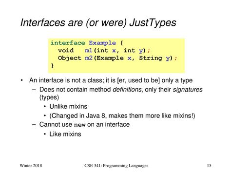 Cse341 Programming Languages Lecture 23 Multiple Inheritance Mixins