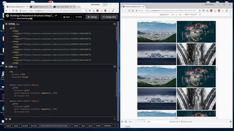 Building A Responsive Structure With CSS Grid YouTube
