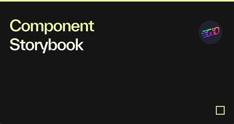 Component Storybook Codesandbox