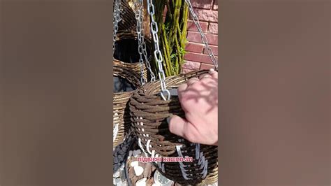 Підвісні кашпо з ротангу на 5л Youtube