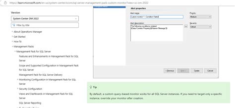 Sql Mp Custom Query Based Monitors Microsoft Qanda
