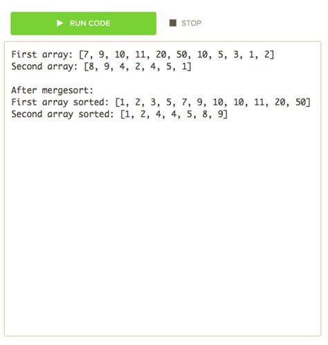 Mergesort · Ap Computer Science In Java