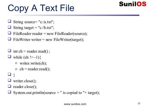 Java Input Output And File Handling