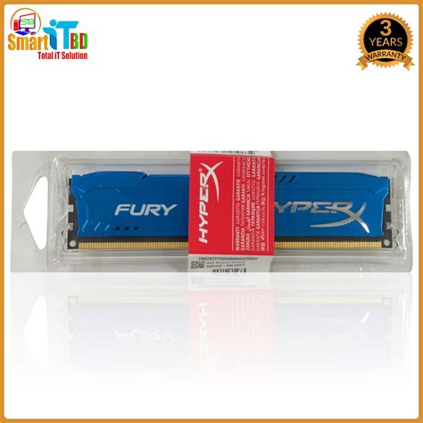 Hyperx Ddr3 8gb 1600mhz Desktop Ram With 3year Warranty Bd