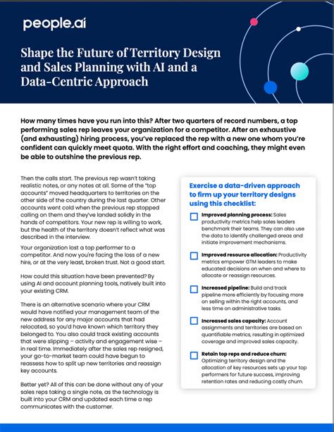 Shape The Future Of Territory Design With A Data Centric Approach Peopleai