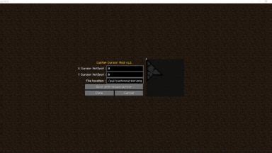 Cursor Mod Para Minecraft
