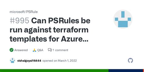 Can PSRules Be Run Against Terraform Templates For Azure Resources