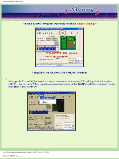 Manual Eprom Eng Flash Memory Pic Microcontroller