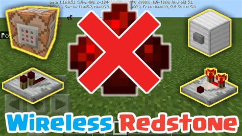 Wireless Redstone In Minecraft Command Block Trick Youtube