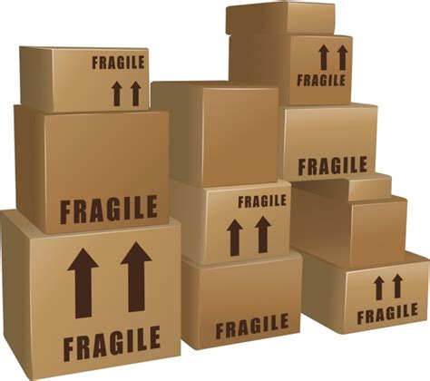 Handling Banner Carton Boxes Icons Modern D Design Vectors Graphic Art Designs In Editable Ai