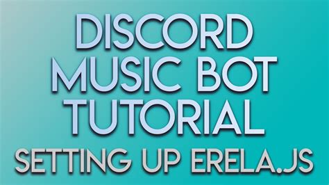 Discord Music Bot Tutorial Mini Series 2 Youtube