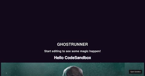 React Glitch Effect Examples Codesandbox