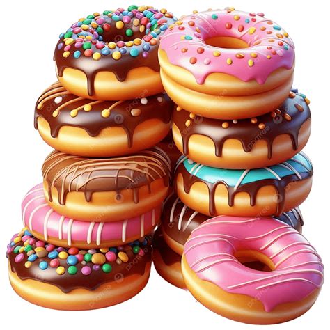Fondo De Pantalla De Donas De Colores Donuts Donut Cubierto Con