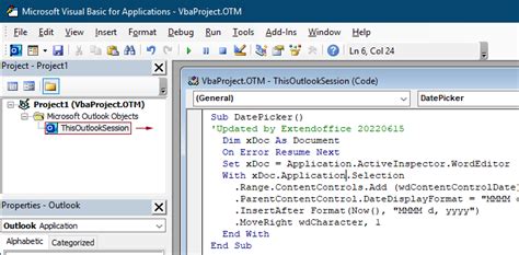 How To Insert A Date Picker In Emails In Outlook