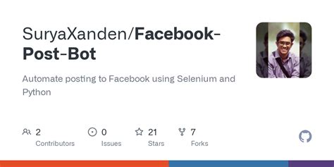 Github Suryaxandenfacebook Post Bot Automate Posting To Facebook