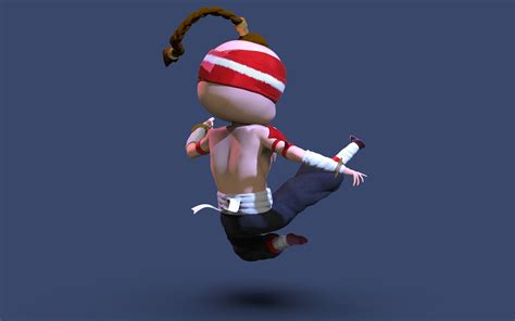 Chibi Lee Sin 3d Model 3d Printable Cgtrader
