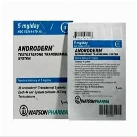 Androderm Testosterone Transdermal Patch At ₹ 3000piece Transdermal Analgesic Patch In