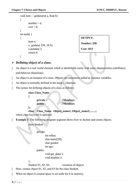 Chapter 7 Classes And Objectspdf Programming Languages Computing