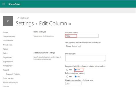 Disable Title As Mandatory Field From Sharepoint List Using Power Automate