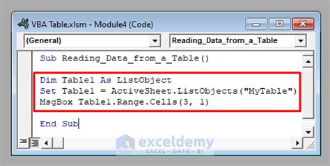 How To Use Vba In An Excel Table Methods Exceldemy
