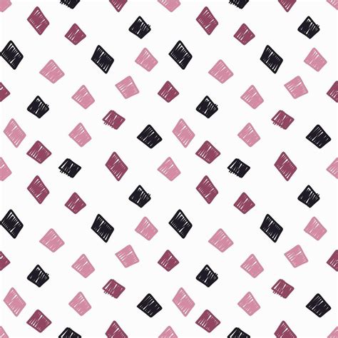 Abstract Rectangle Hand Drawing Doodle Pattern 49887347 Vector Art At