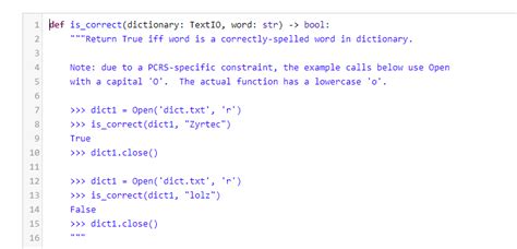 Solved Def Iscorrectdictionary Textio Word Str → Bool